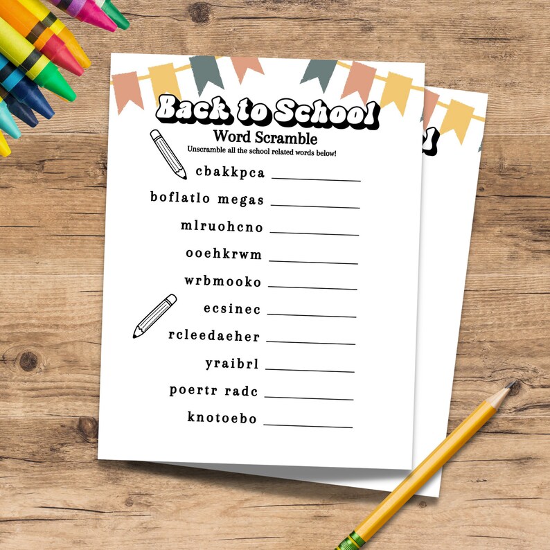 School Games, Back to School Games, Classroom Games, School Game, Back ...