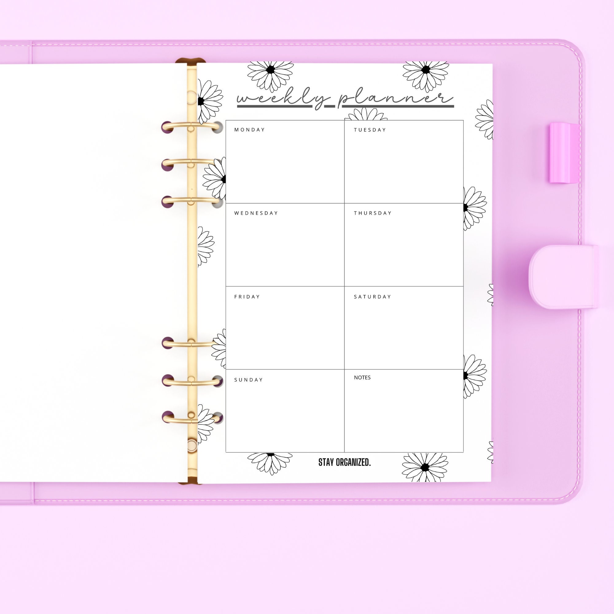 Weekly Organizer, Weekly Schedule, Weekly Planner Printable to Do List ...
