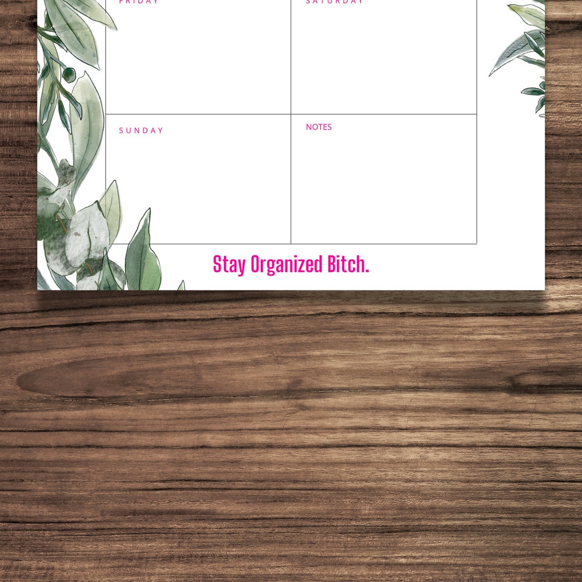 Weekly Organizer, Weekly Schedule, Weekly Planner Printable to Do List ...