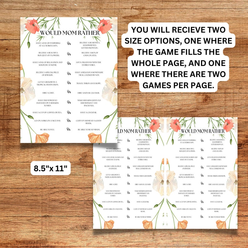 Mother's Day Quiz | Would She Rather Game | Mother Day Trivia Game ...