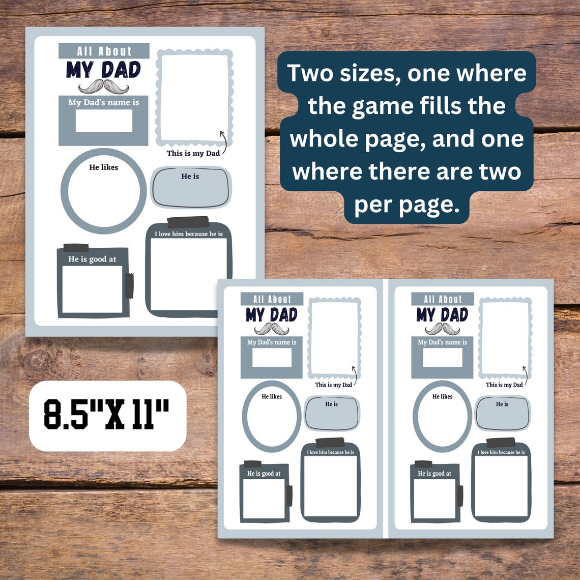 Father's Day Game Bundle | Printable Father's Day Games for Kids and ...