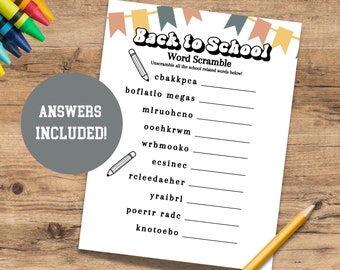 Back to School Bundle, Printable First Day of School Activities ...
