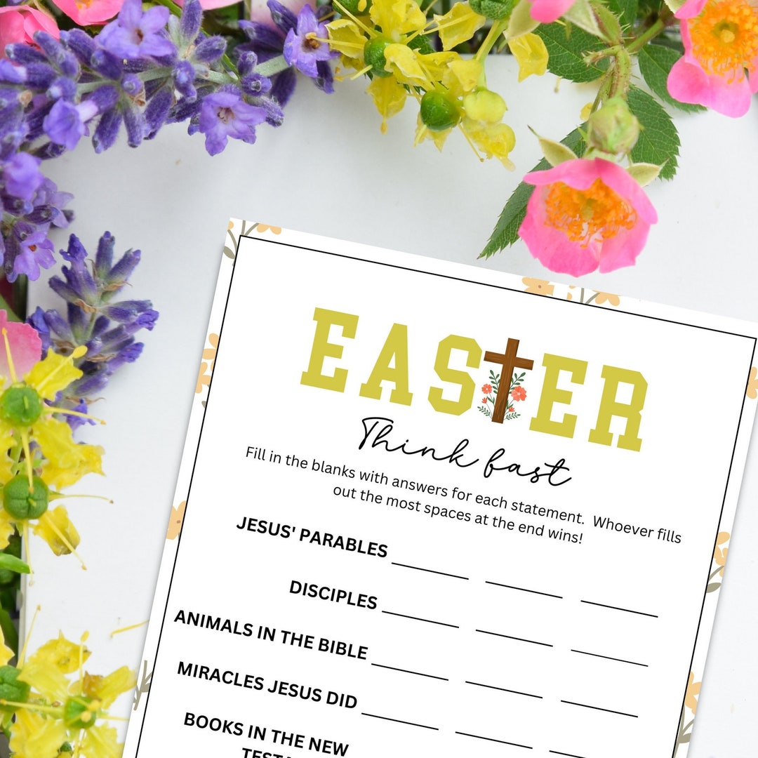 Easter Games | Easter Bible Games | Sunday School Games | Christian ...