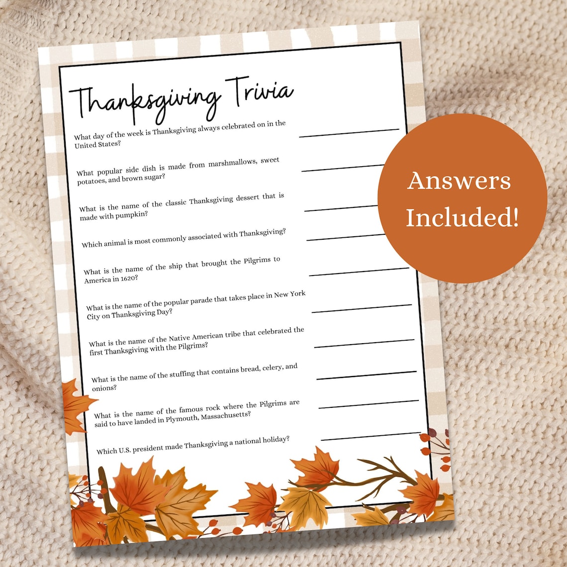 Thanksgiving Games Bundle Printable Games Dinner Party - Etsy