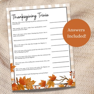 Thanksgiving Games Bundle, Printable Games, Dinner Party Games ...