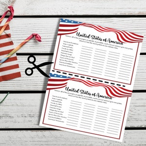 Fourth of July Themed Think Fast Game, Fourth of July Trivia Game ...