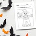 Halloween Coloring Page, Large Form for Toddler, Digital Download ...