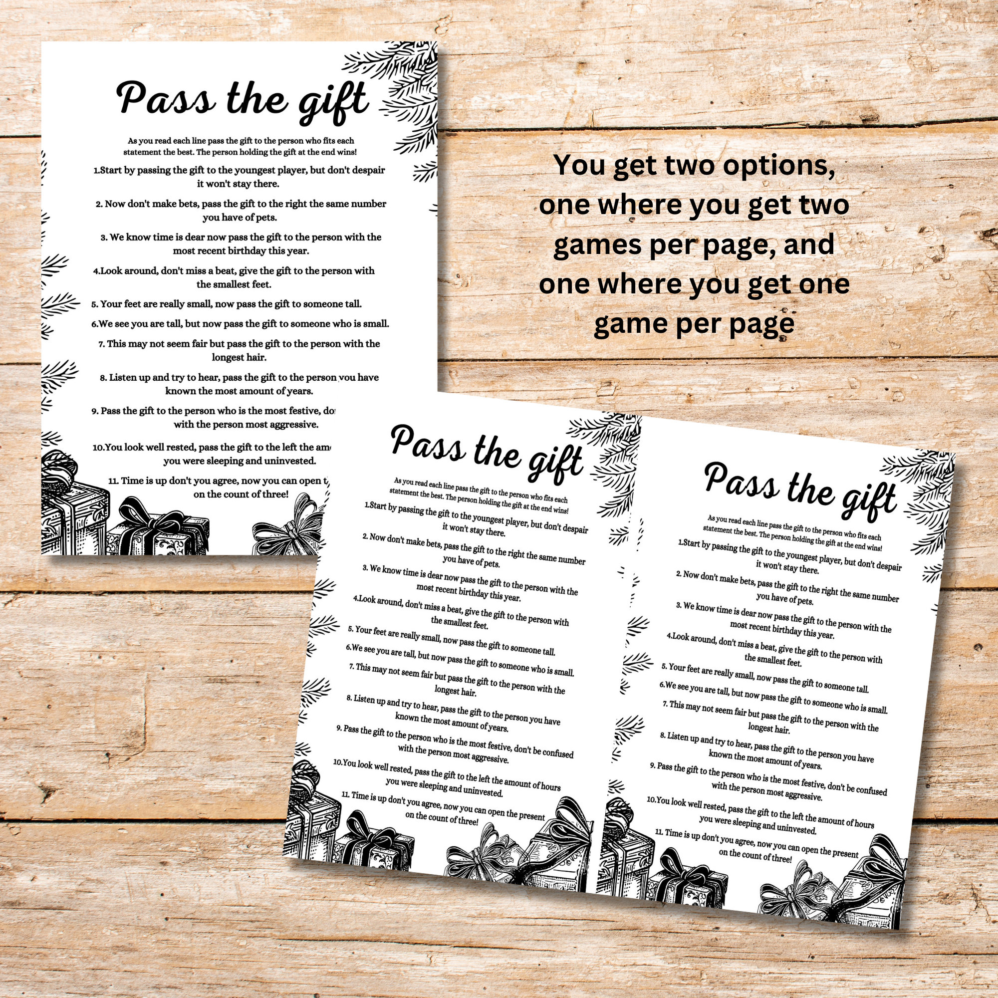 Pass the Gift Game, Pass the Present Game, Pass the Prize Game ...