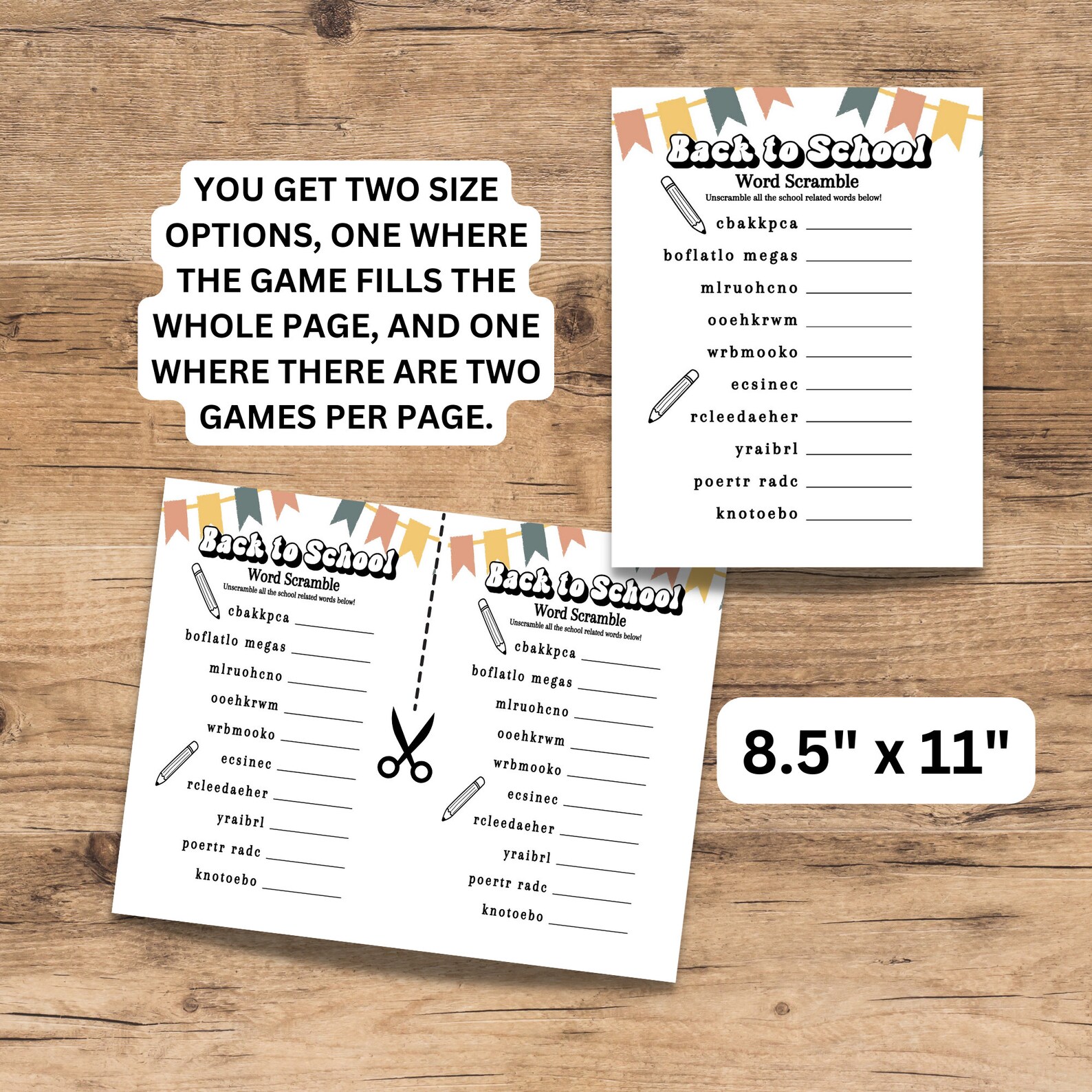 School Games, Back to School Games, Classroom Games, School Game, Back ...