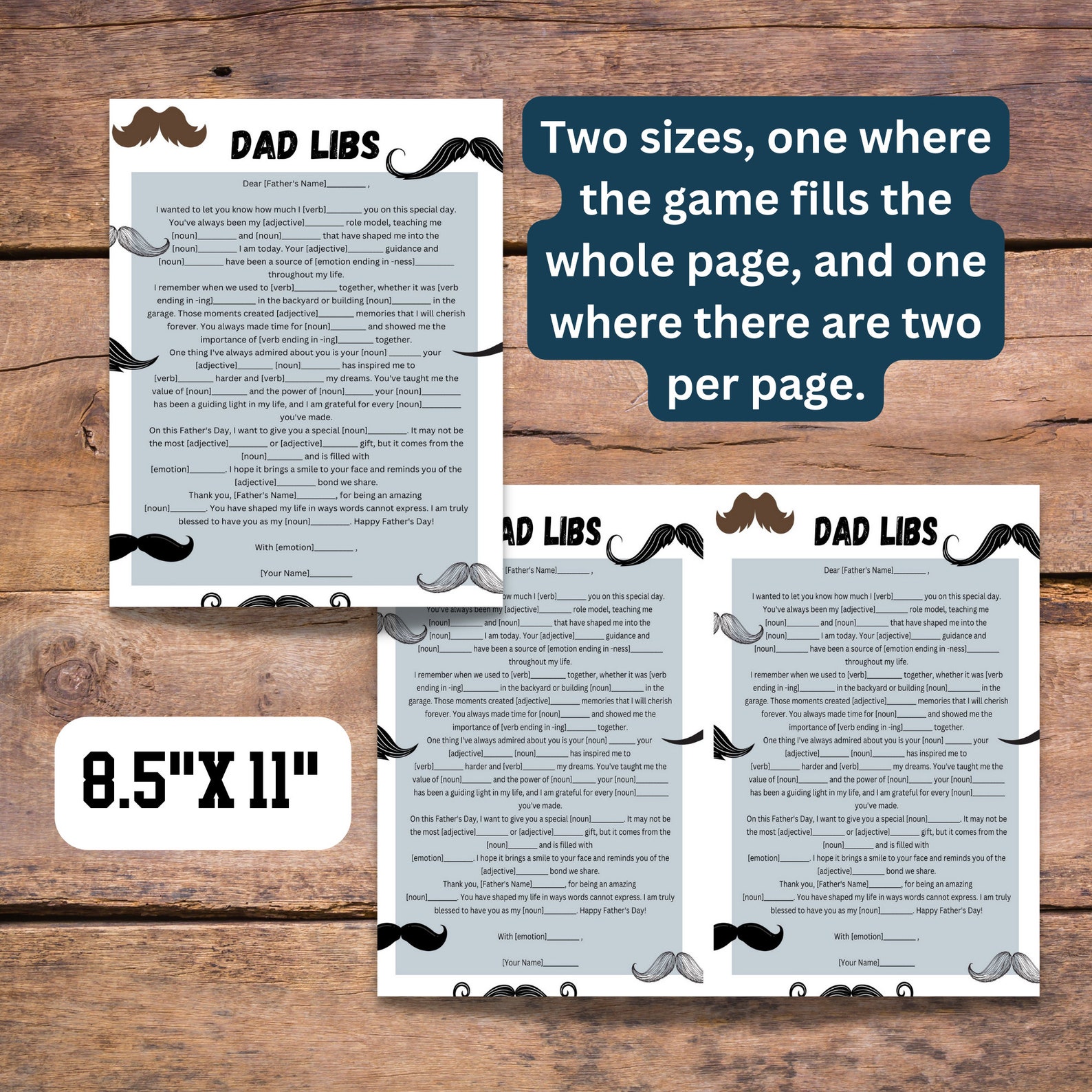 Father's Day Game, Father's Day Gift, Dad Libs Activity! Cool Dad ...