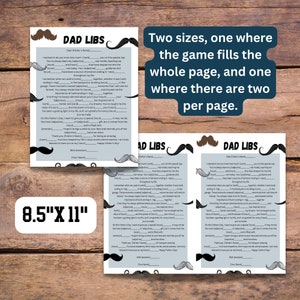 Father's Day Game, Father's Day Gift, Dad Libs Activity! Cool Dad ...