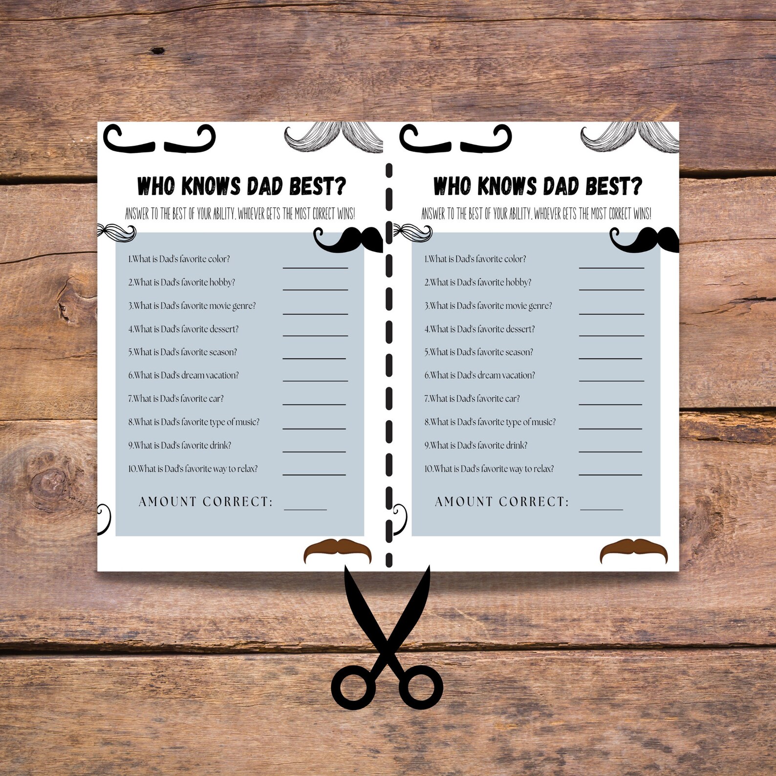 Father's Day Game Bundle | Printable Father's Day Games for Kids and ...
