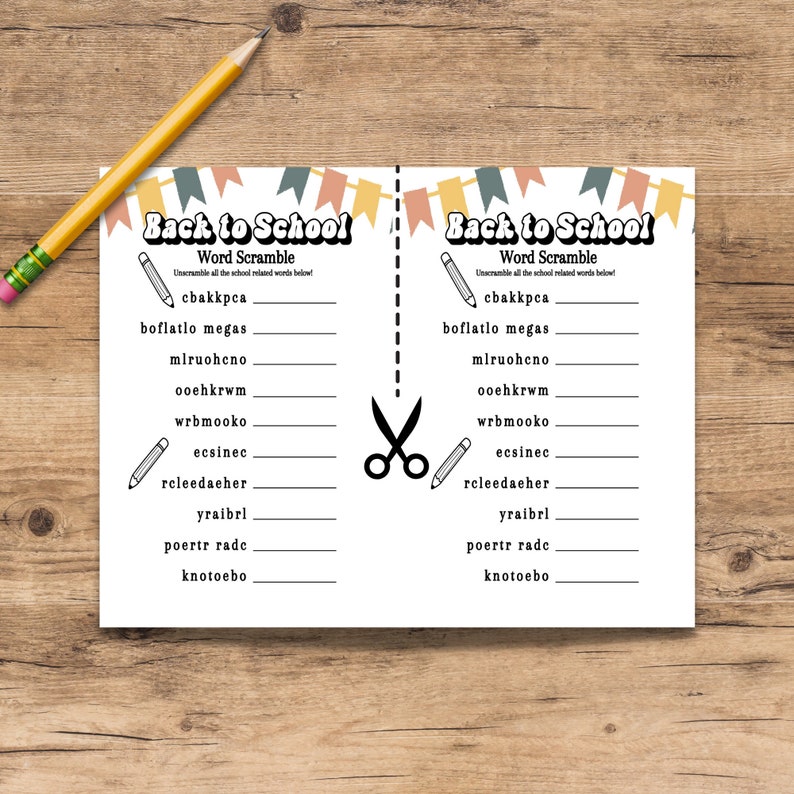 School Games, Back to School Games, Classroom Games, School Game, Back ...