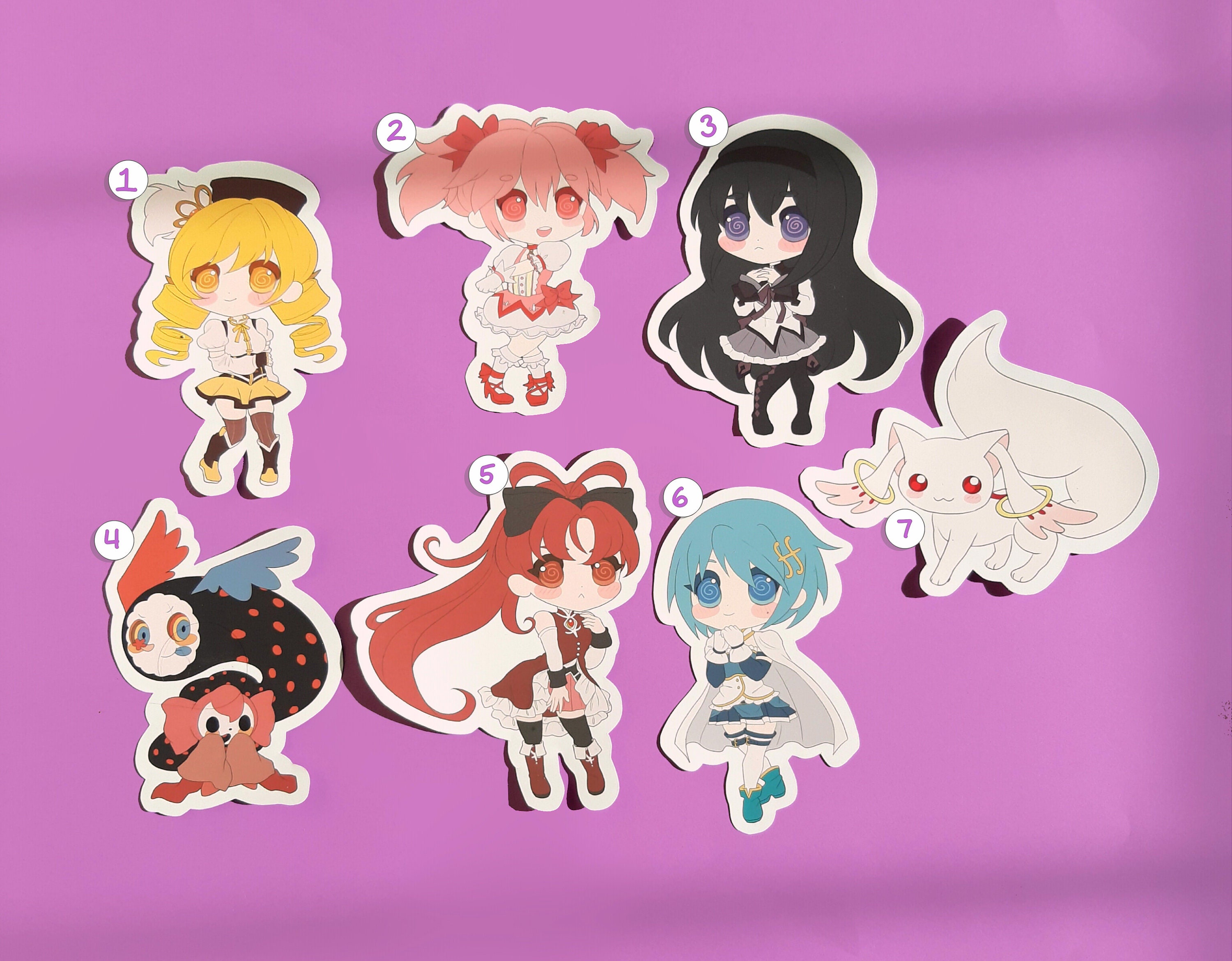 Madoka Magica Stickers | Etsy