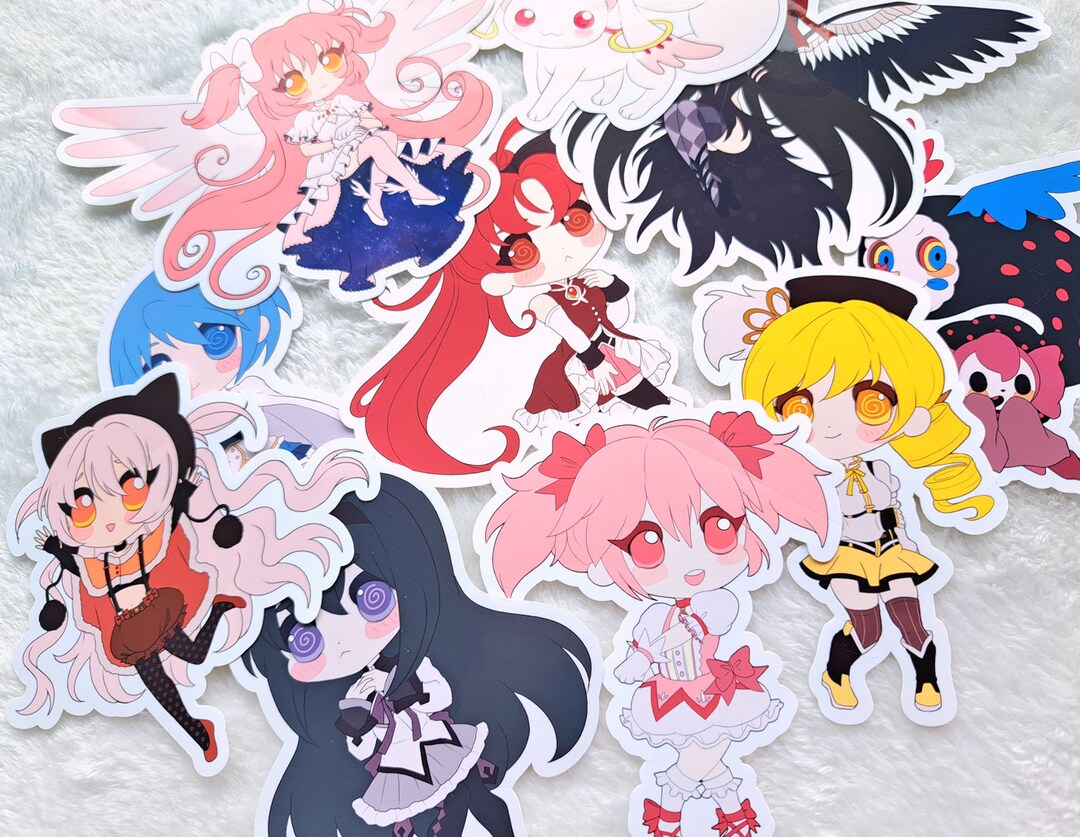 Madoka Magica Stickers - Etsy