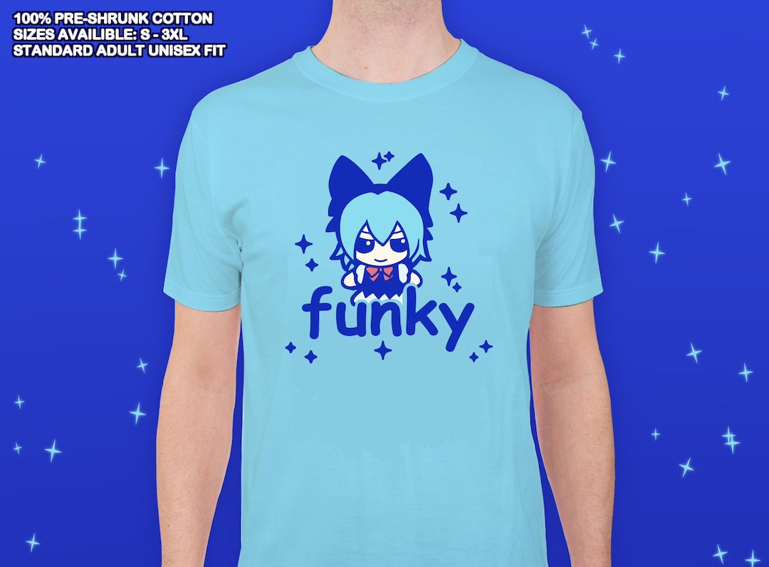 Funky Cirno Fumo Touhou Shirt - Etsy