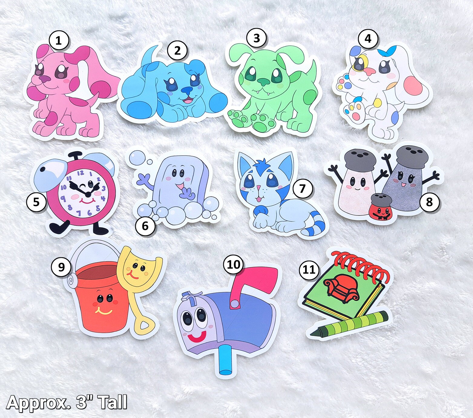 Blues Clues Stickers - Etsy