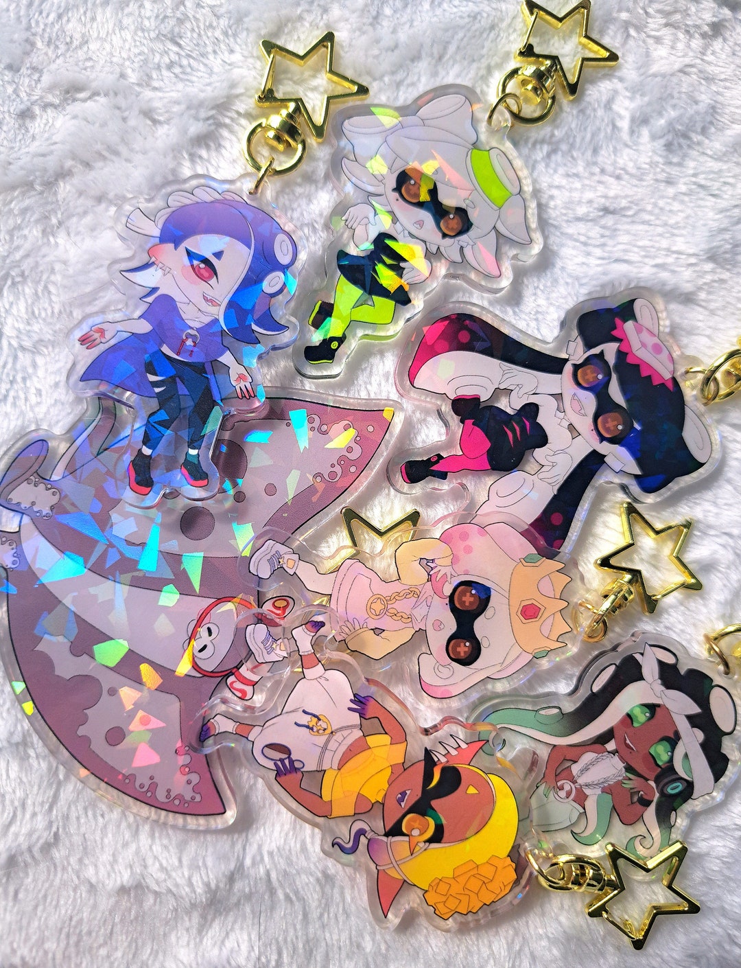 Splatoon Acrylic Keychains - Etsy
