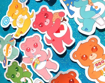 Grumpy Care Bear Stickers - Etsy