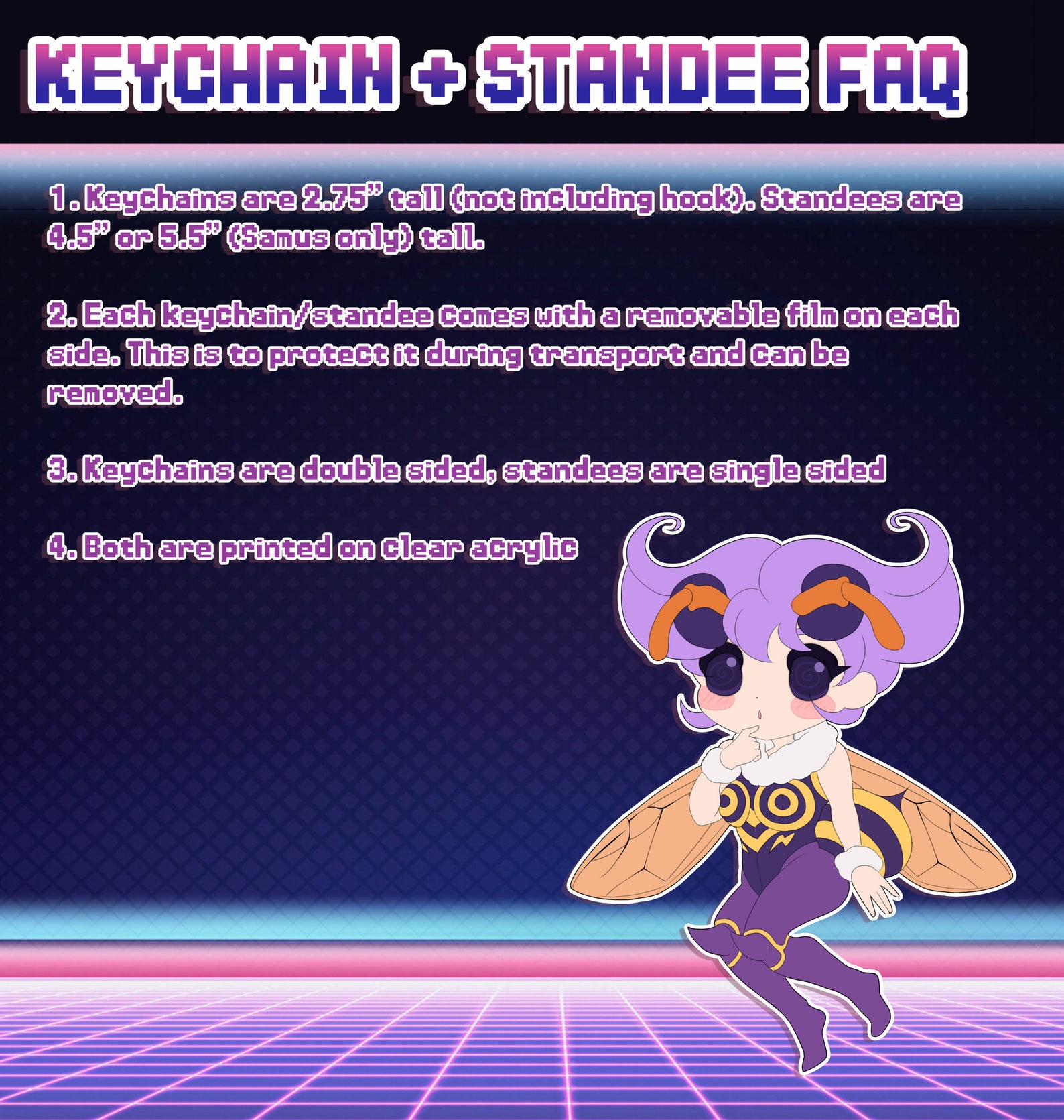 DDLC Holographic Acyrlic Keychains - Etsy