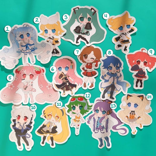 Vocaloid Module Stickers hatsune Miku Kagamine Rin Kagamine - Etsy