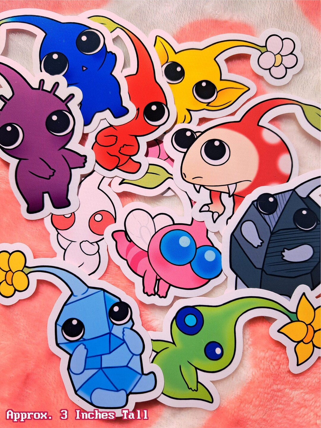 Pikmin Stickers - Etsy
