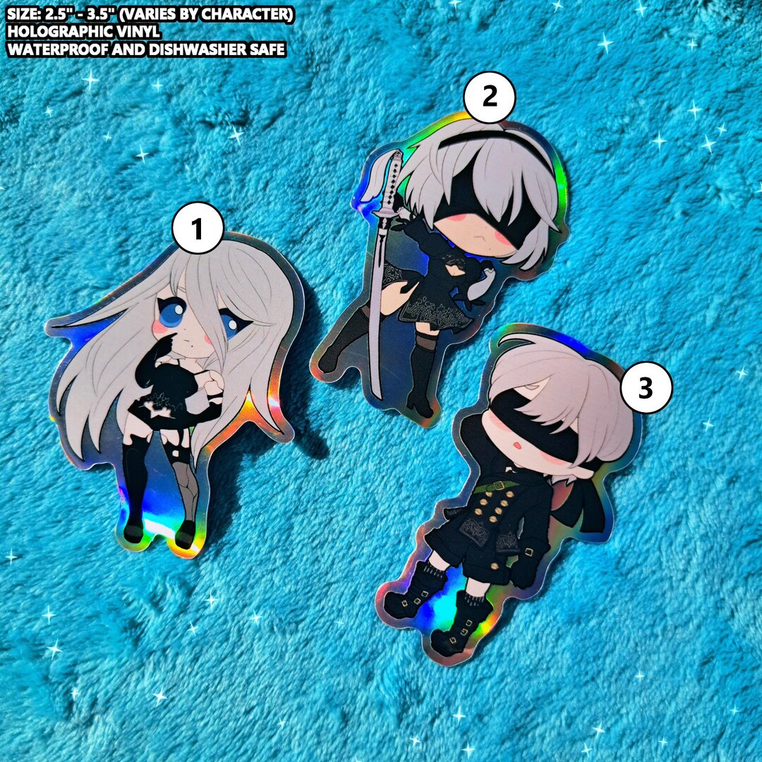 Nier: Automata Holographic Stickers - Etsy