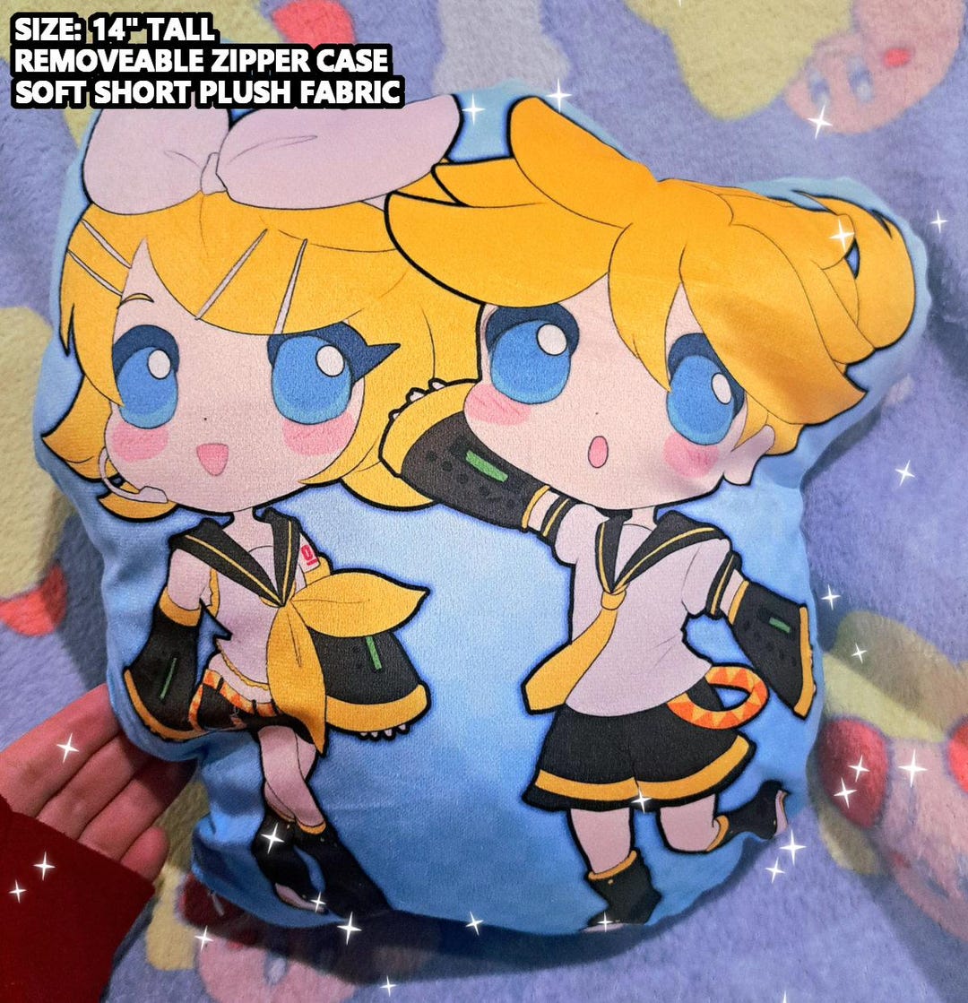 Kagamine Rin and Len VOCALOID Plush Throw Pillow - Etsy