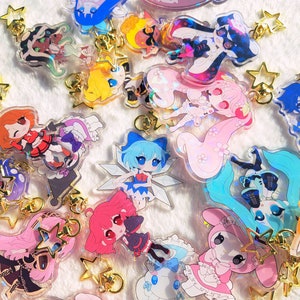 VOCALOID Holographic Acrylic Keychains - Etsy
