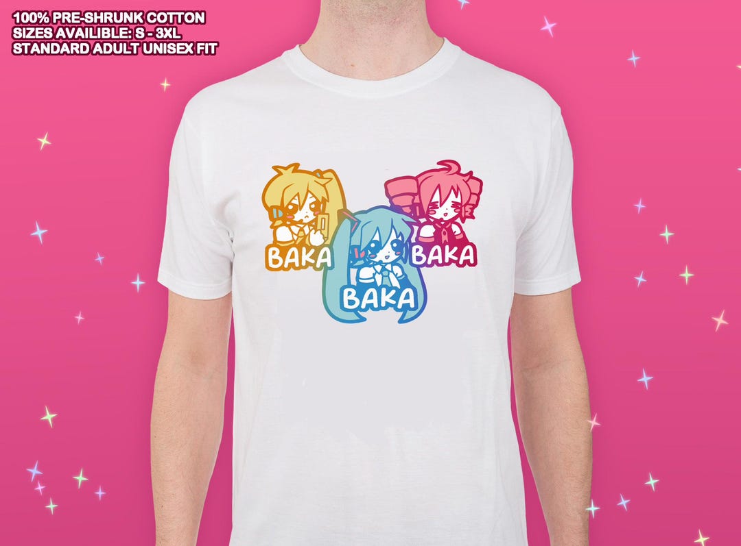 Triple Baka Vocaloid UTAU Shirt - Etsy