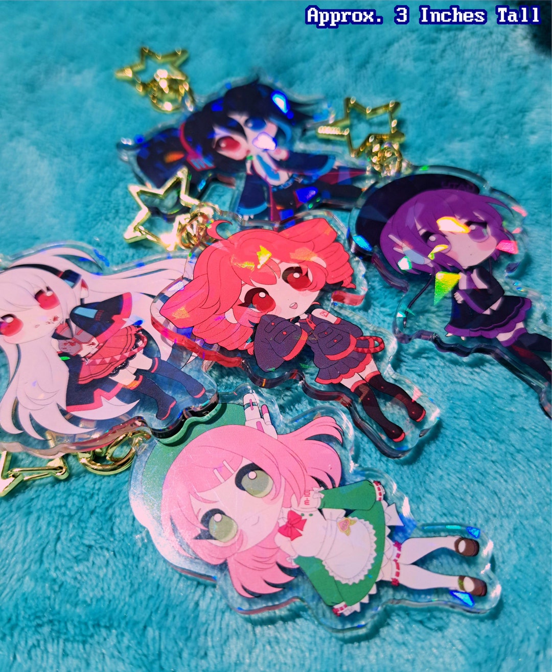 VOCALOID / UTAU / Vocal Synth Holographic Acrylic Charms / Keychains ...