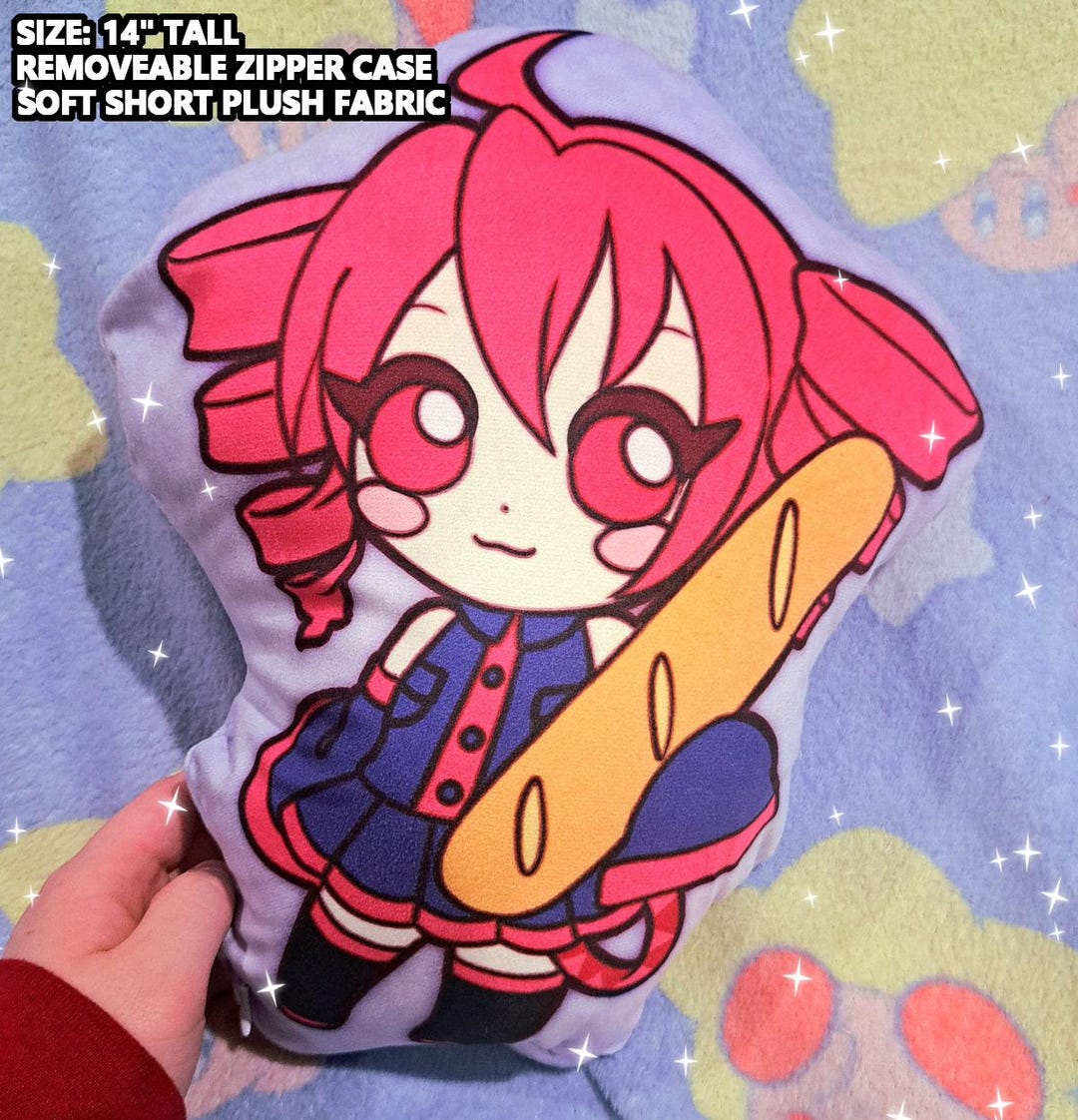 Kasane Teto UTAU Plush Throw Pillow - Etsy