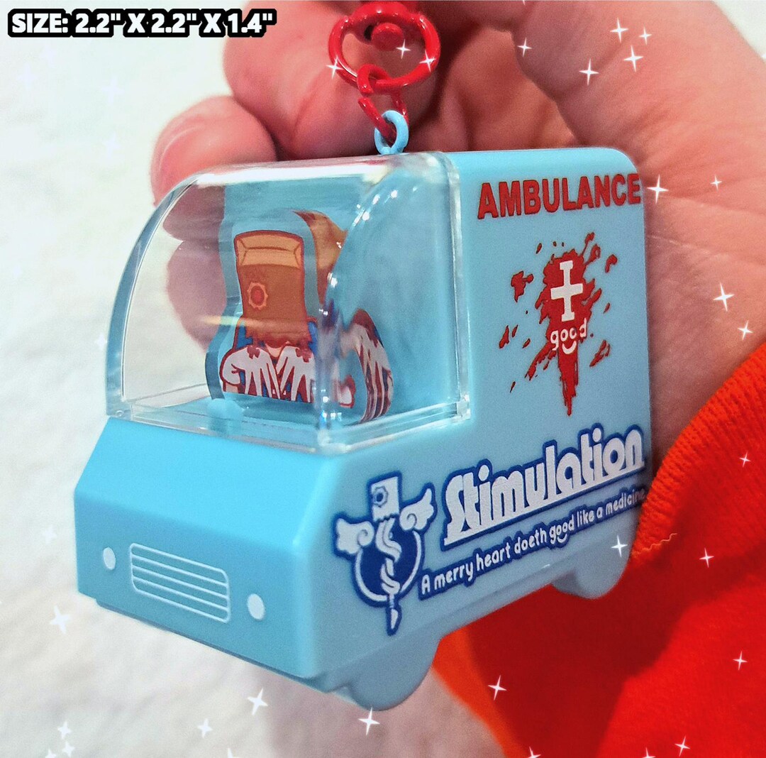 Faust Guilty Gear Strive Ambulance Truck Keychain - Etsy