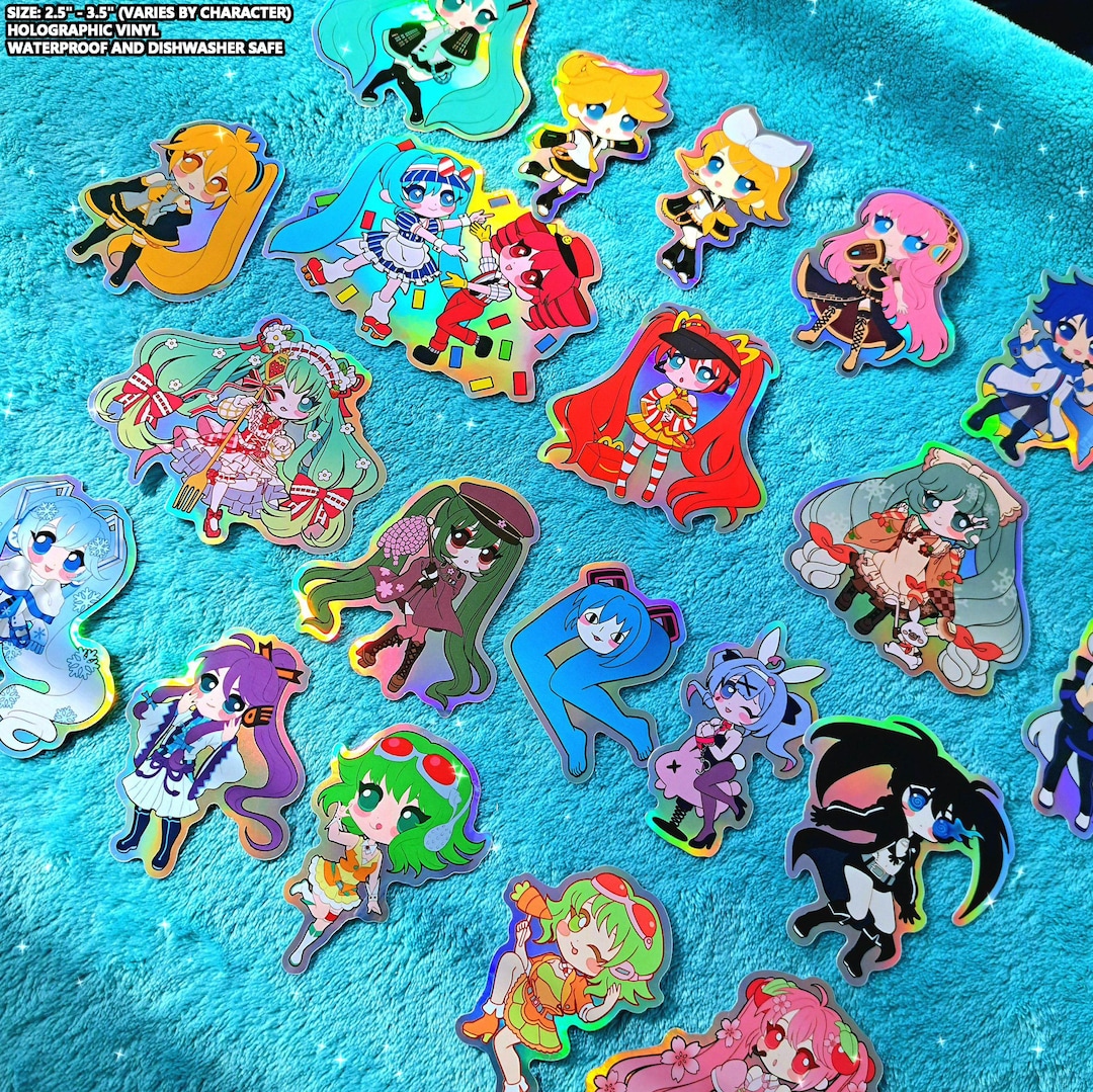 VOCALOID / UTAU / Vocal Synth Holographic Stickers - Etsy