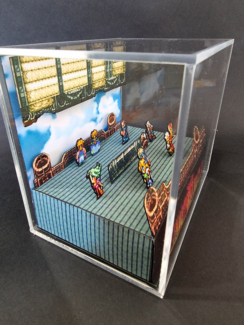 Final Fantasy VI Cube Diorama 3D Videogame Gift for Gamer | Etsy