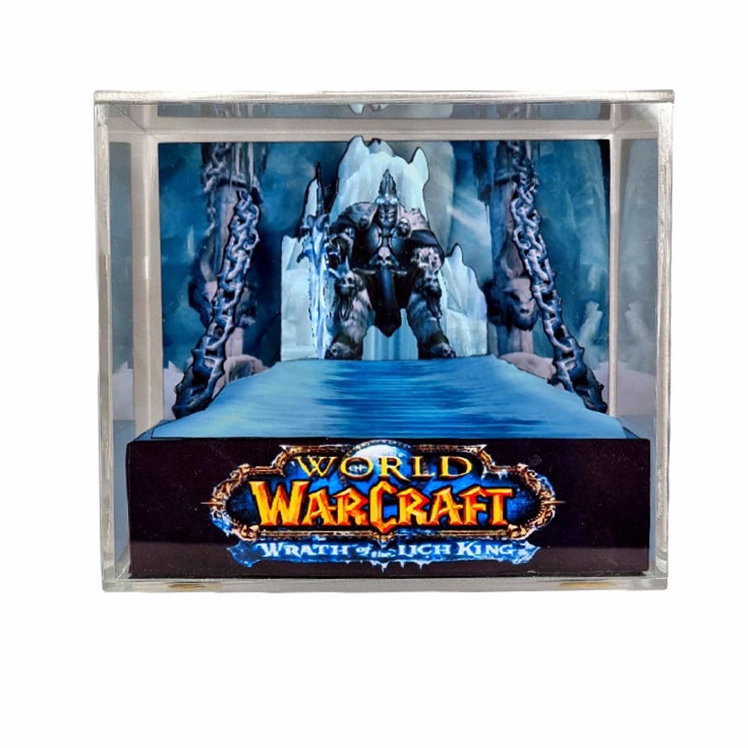 World of Warcraft Cube Diorama - 3D Videogame - Gift for Gamer - Shadow ...