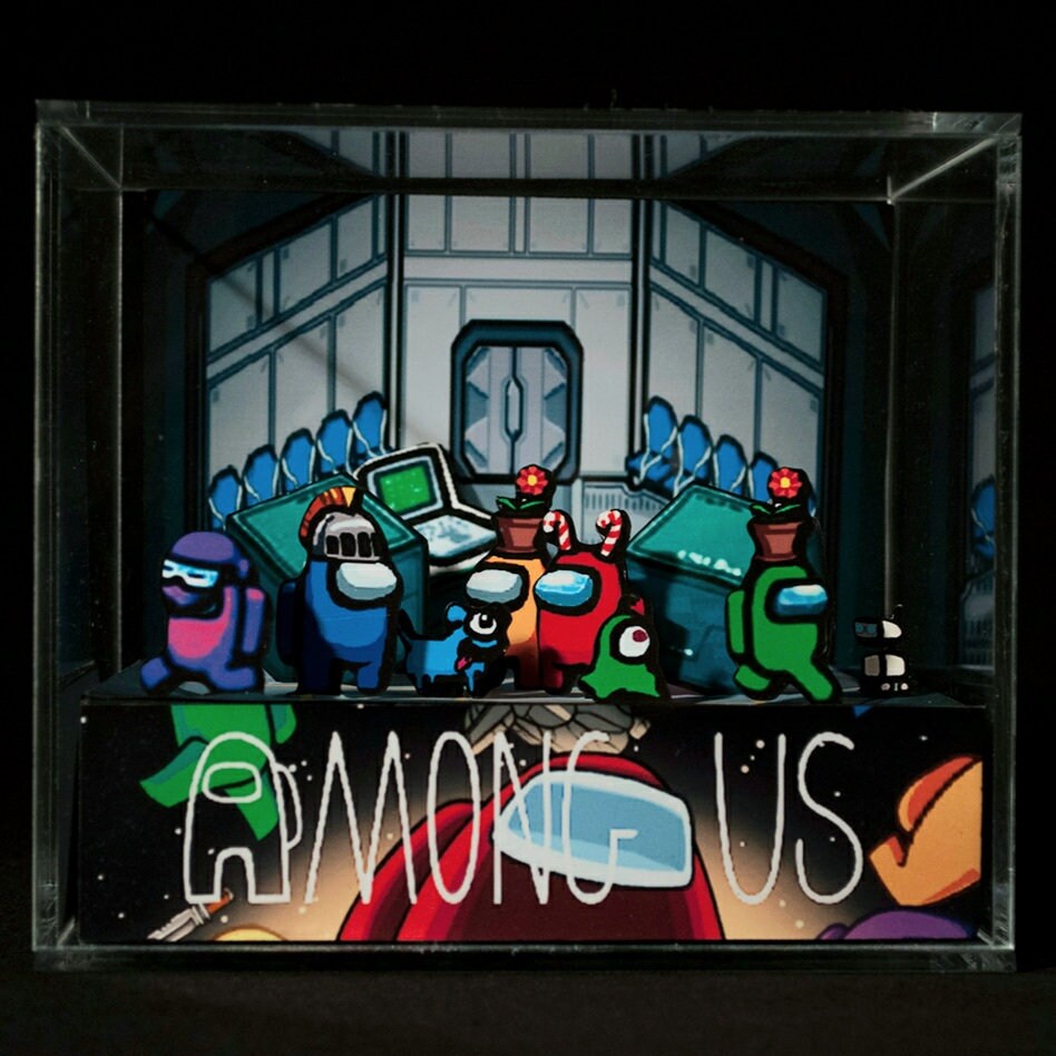 Among Us Cube Diorama - Etsy