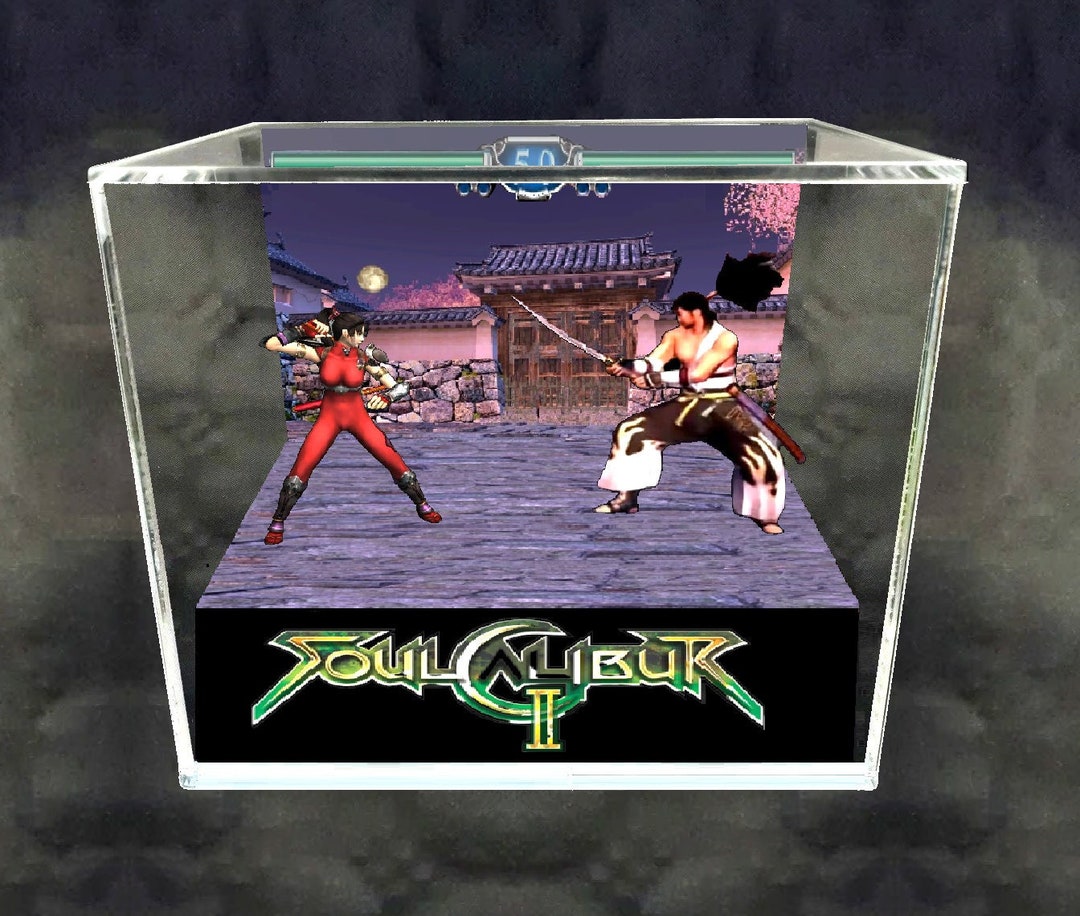 Soul Calibur II Cube Diorama 3D Videogame Gift for Gamer - Etsy