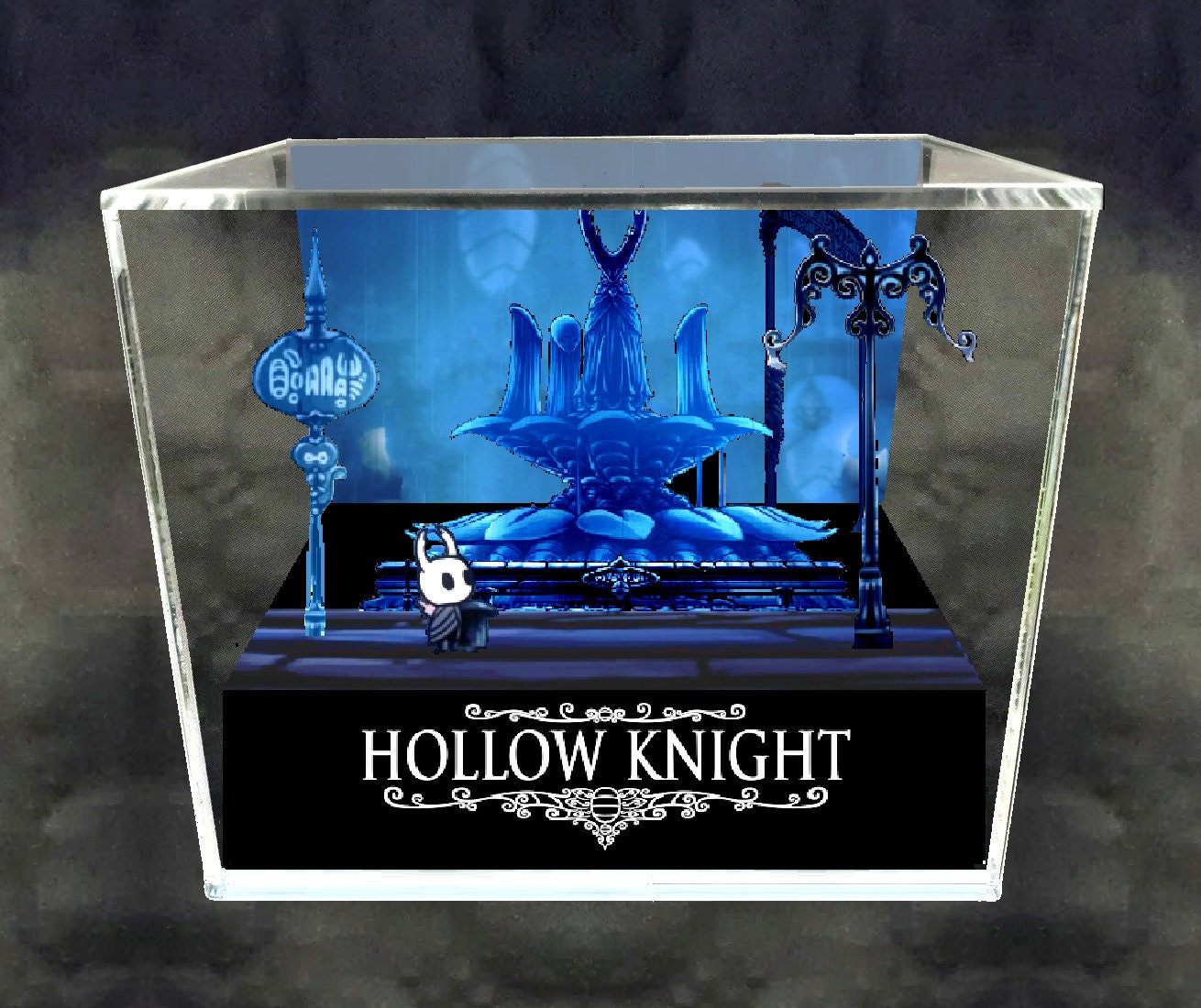 Hollow knight shadow box 3d printed Diorama - glwec.in