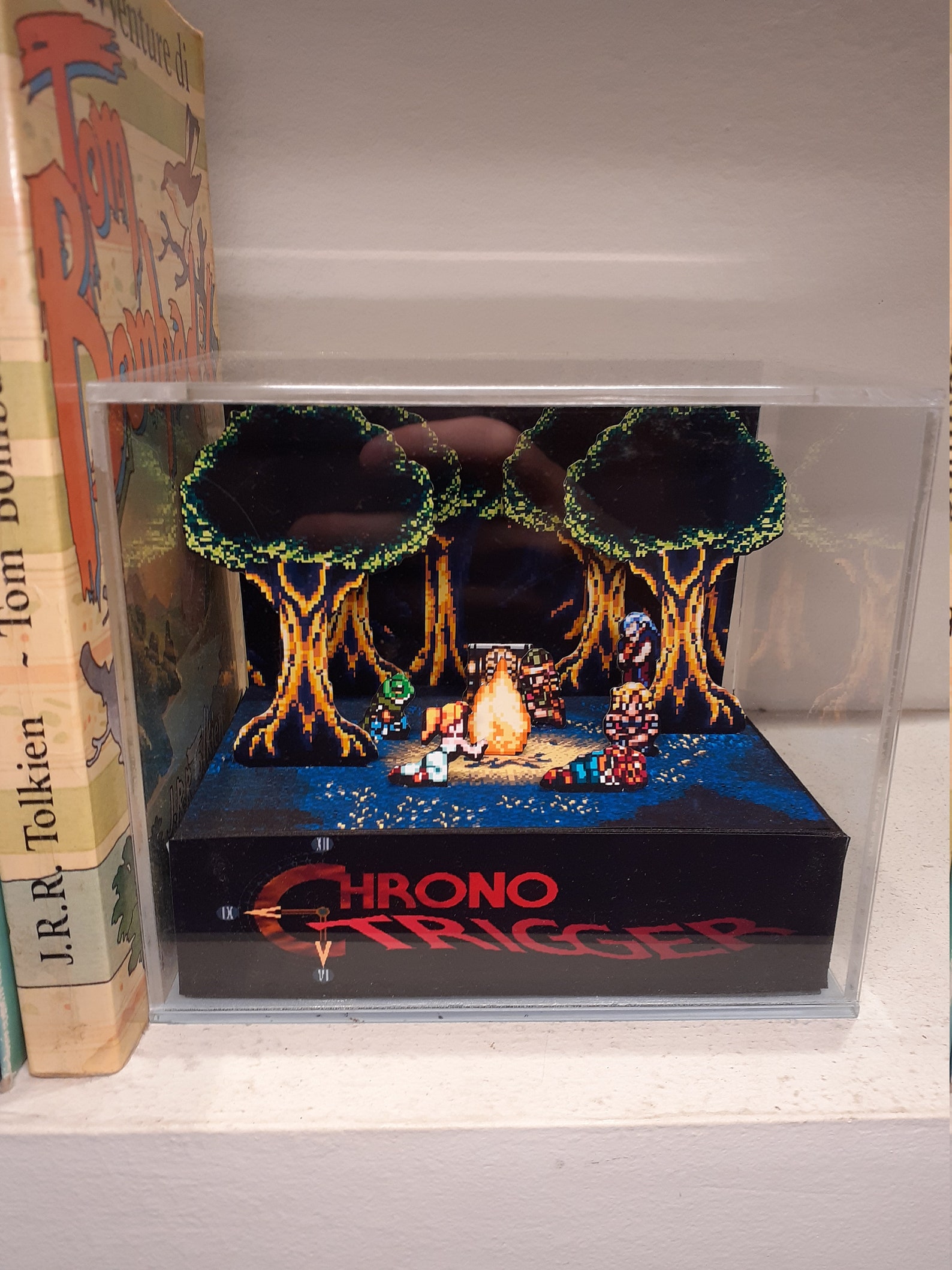 Chrono Trigger Cube Diorama 3d Videogame T For Gamer Etsy