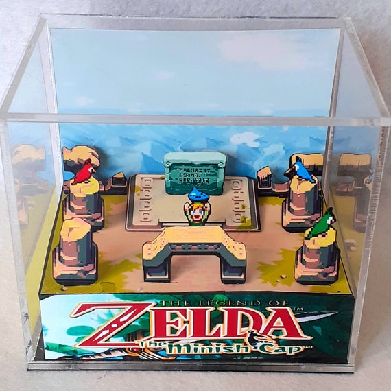 Zelda the Minish Cap Cube Diorama 3D Videogame Gift for | Etsy
