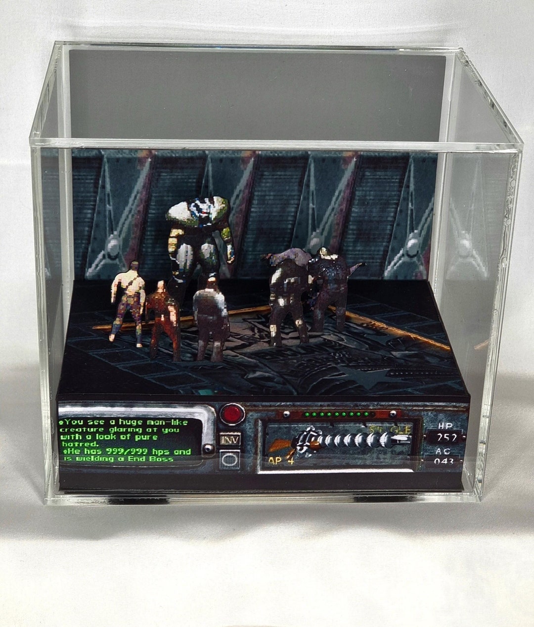 Fallout 2 Cube Diorama - 3D Videogame - Gift for Gamer - Shadow Box ...