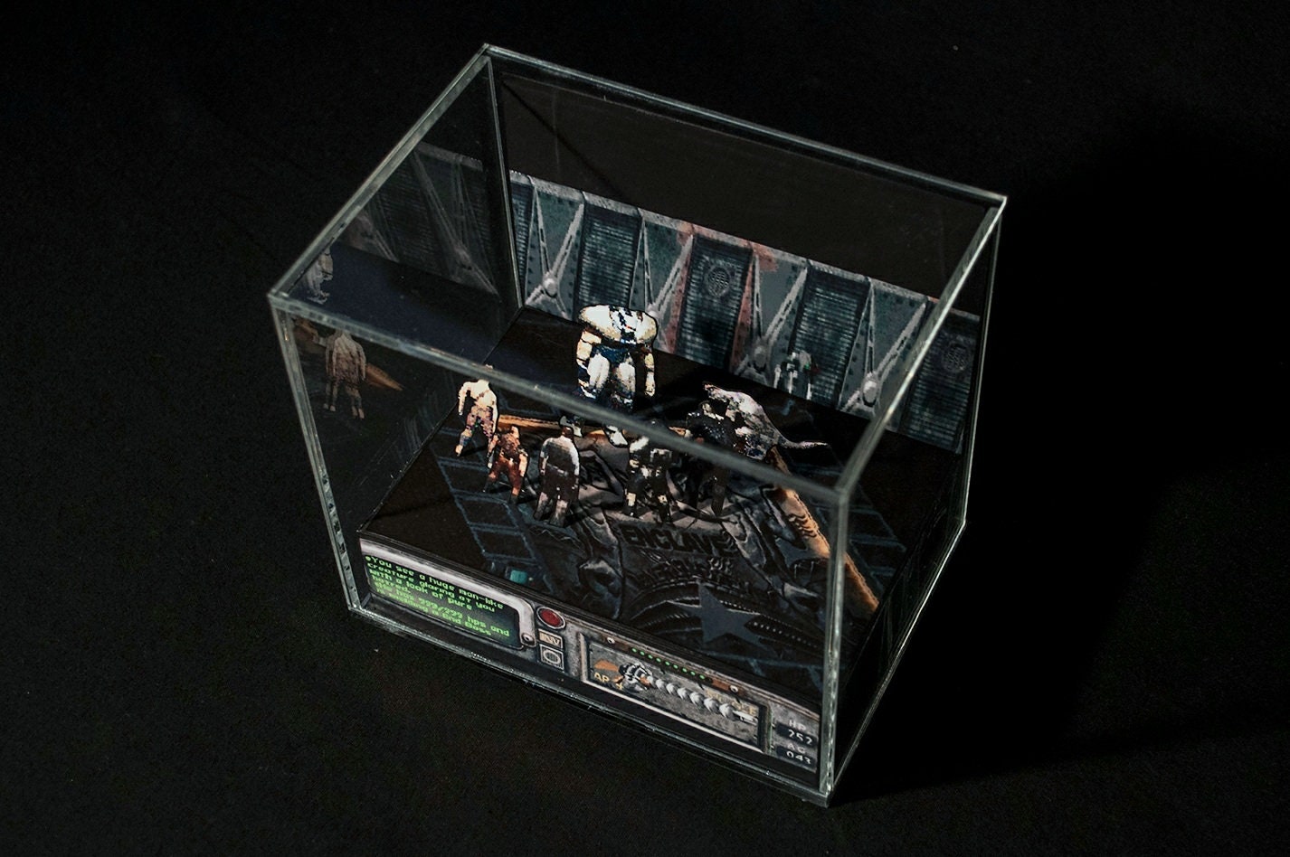 Fallout 2 Cube Diorama 3D Videogame Gift for Gamer | Etsy