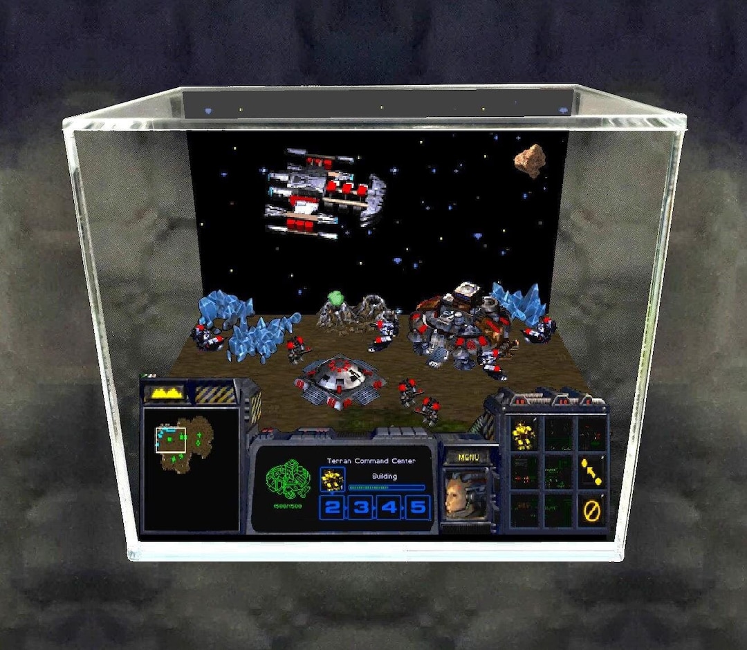 Starcraft - 3D Videogame - Gift for Gamer - Shadow Box - Miniature - Etsy