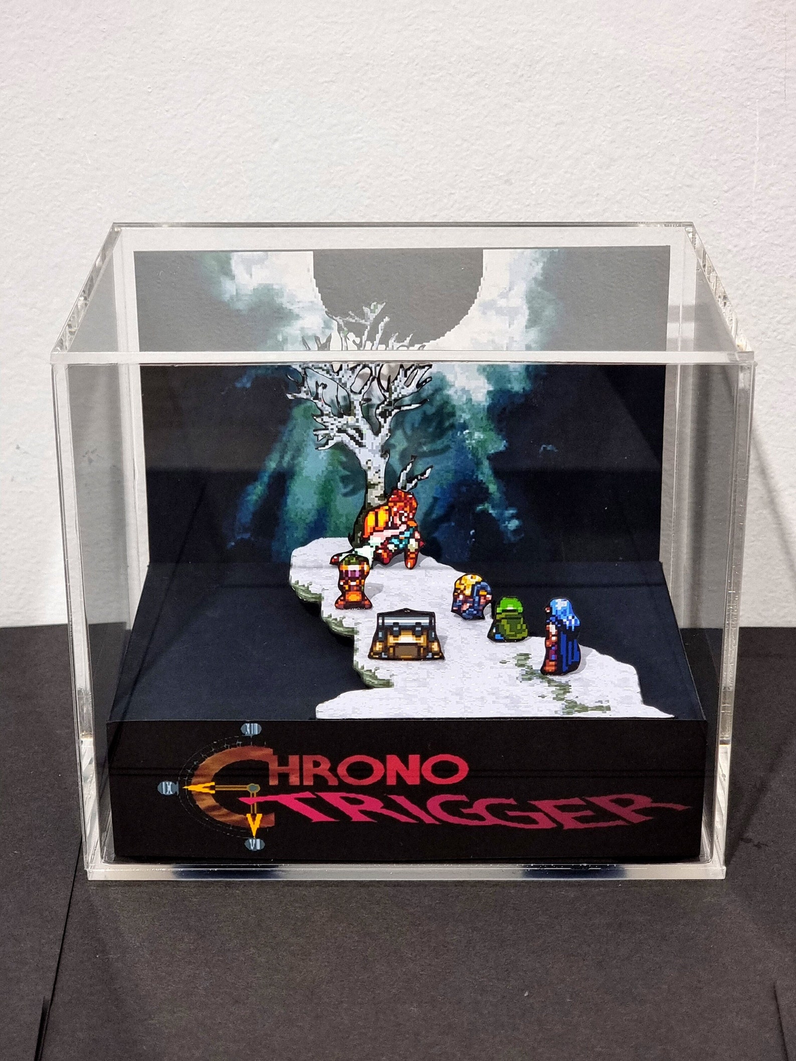 Chrono Trigger Cube Diorama - 3D Videogame - Gift for Gamer - Shadow ...