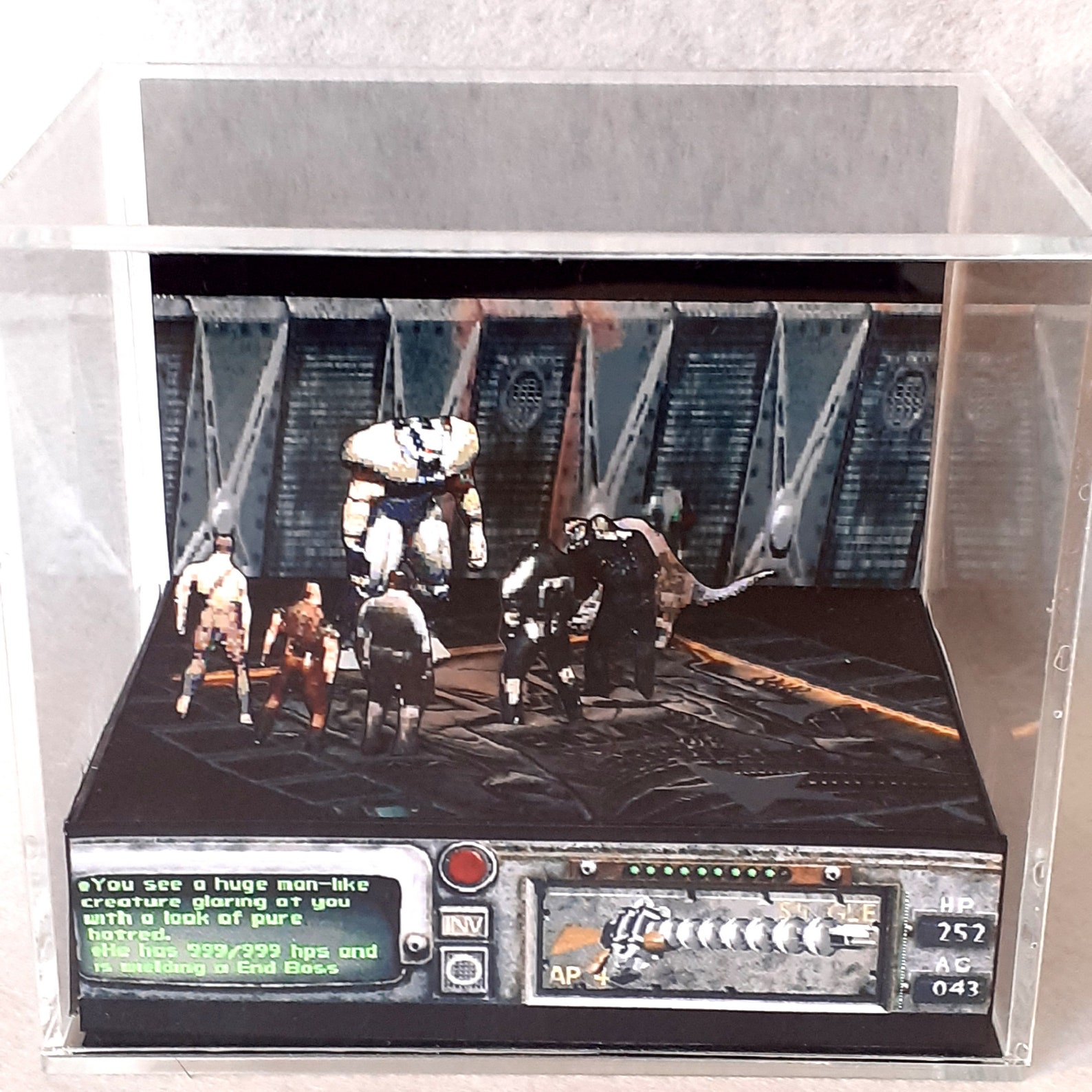 Fallout 2 Cube Diorama 3D Videogame Gift for Gamer | Etsy