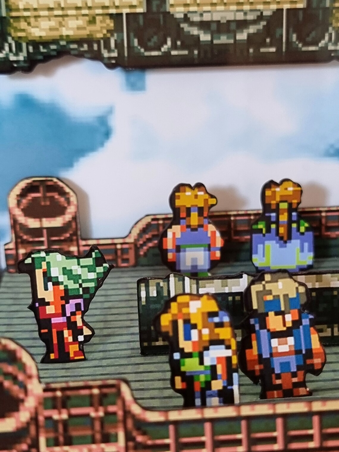 Final Fantasy VI Cube Diorama -3D Videogame - Gift for Gamer - Shadow ...