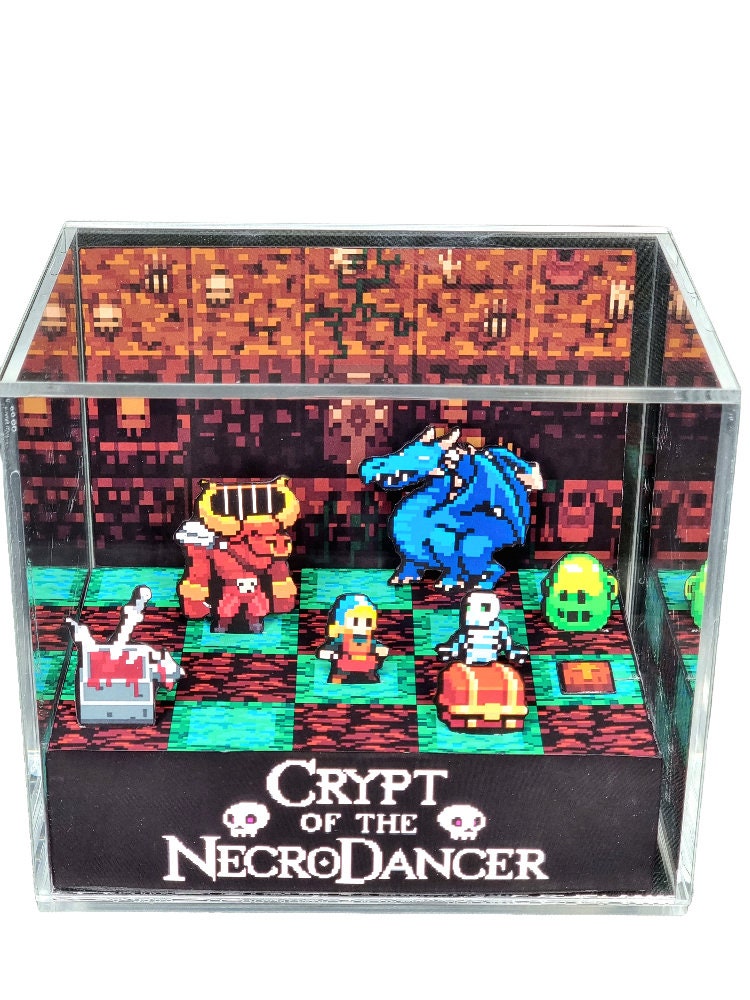 Crypt of the Necrodancer Cube Diorama 3D Videogame Gift - Etsy