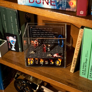 Diablo Cube Diorama - 3D Videogame - Gift for Gamer - Shadow Box ...