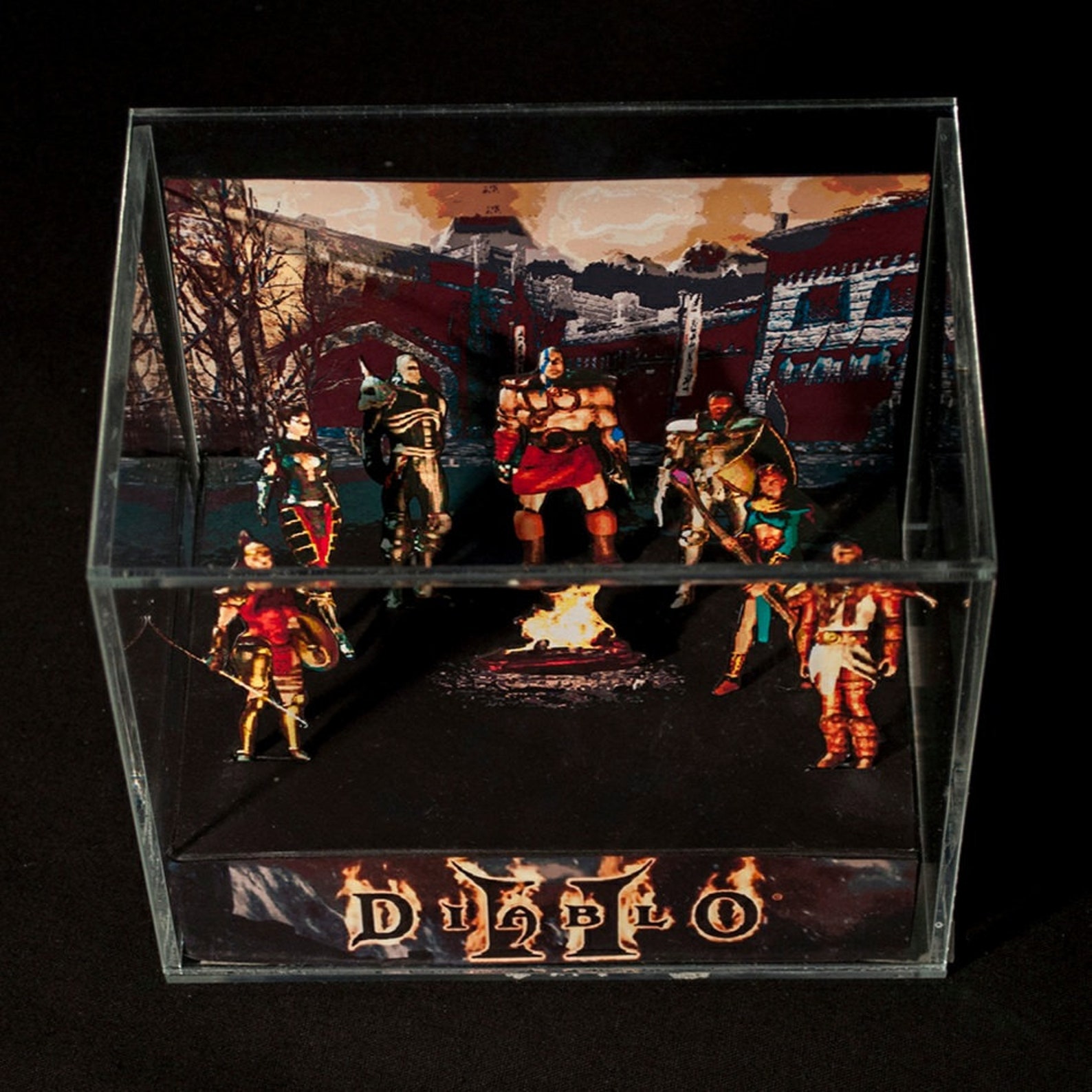 Diablo 2 Cube Diorama 3D Videogame Resurrected Gift for - Etsy